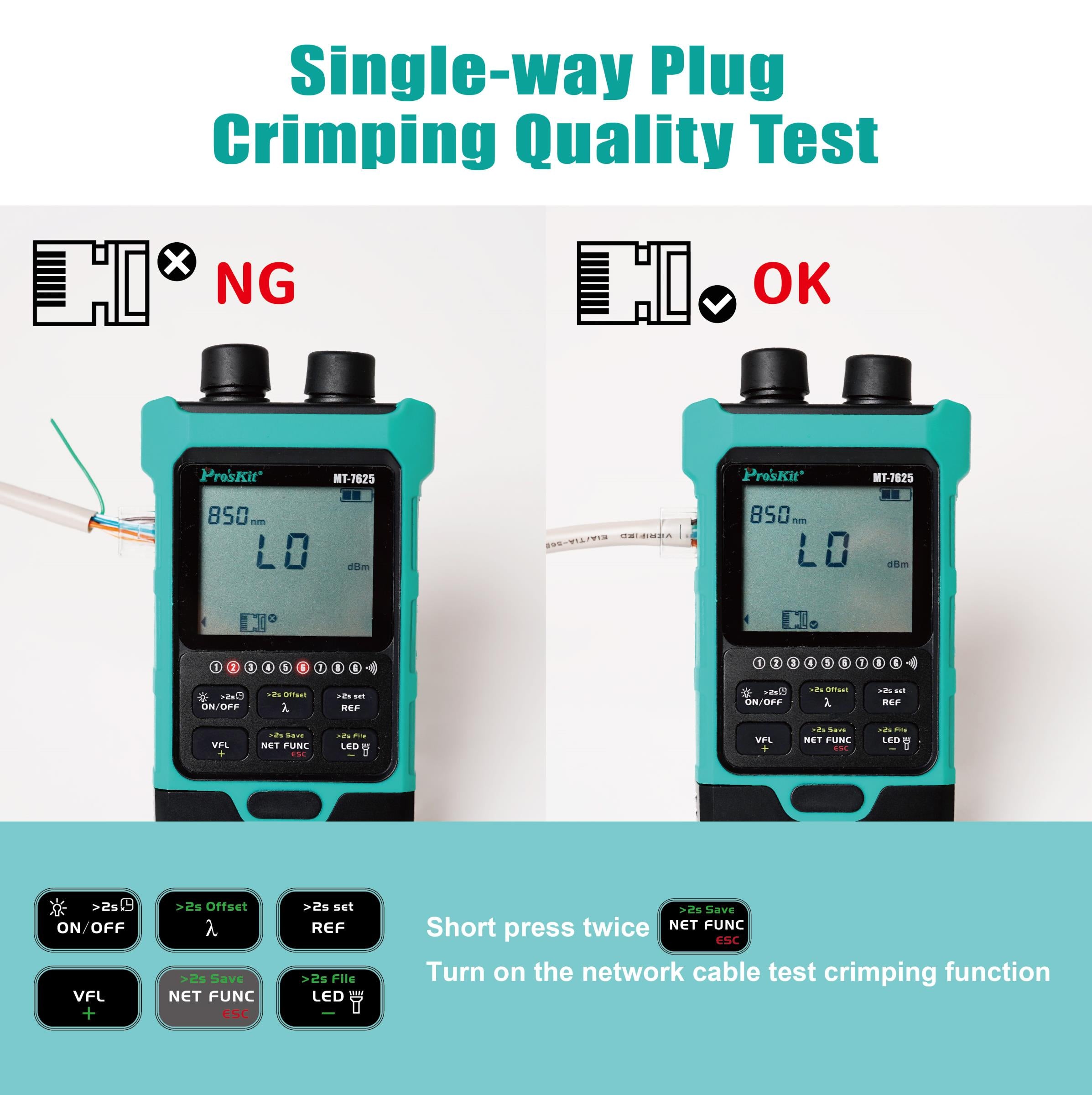 Pro'sKit Optical Power Meter and Tone Probe Kit – GIGATOOLS Industrial ...