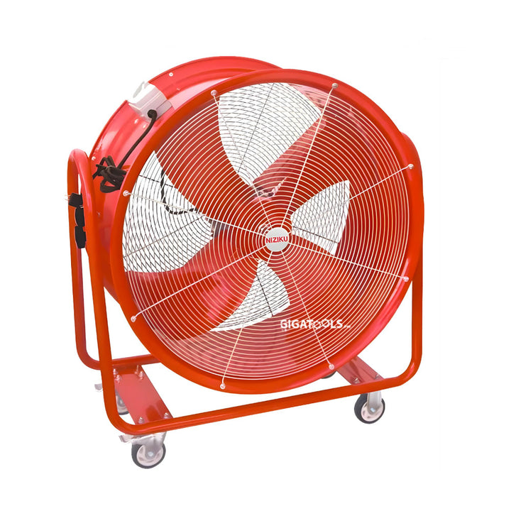NIZIKU Drum Fan Ventilator – Hand Push Type With Thermal Fuse Cut-Off ...