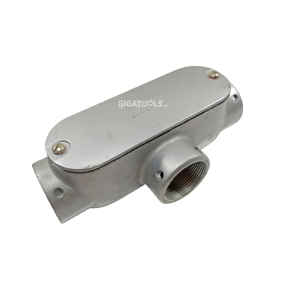 Surer No. 1204 T-Series Threaded Rigid Conduit Outlet Body with Cover ...