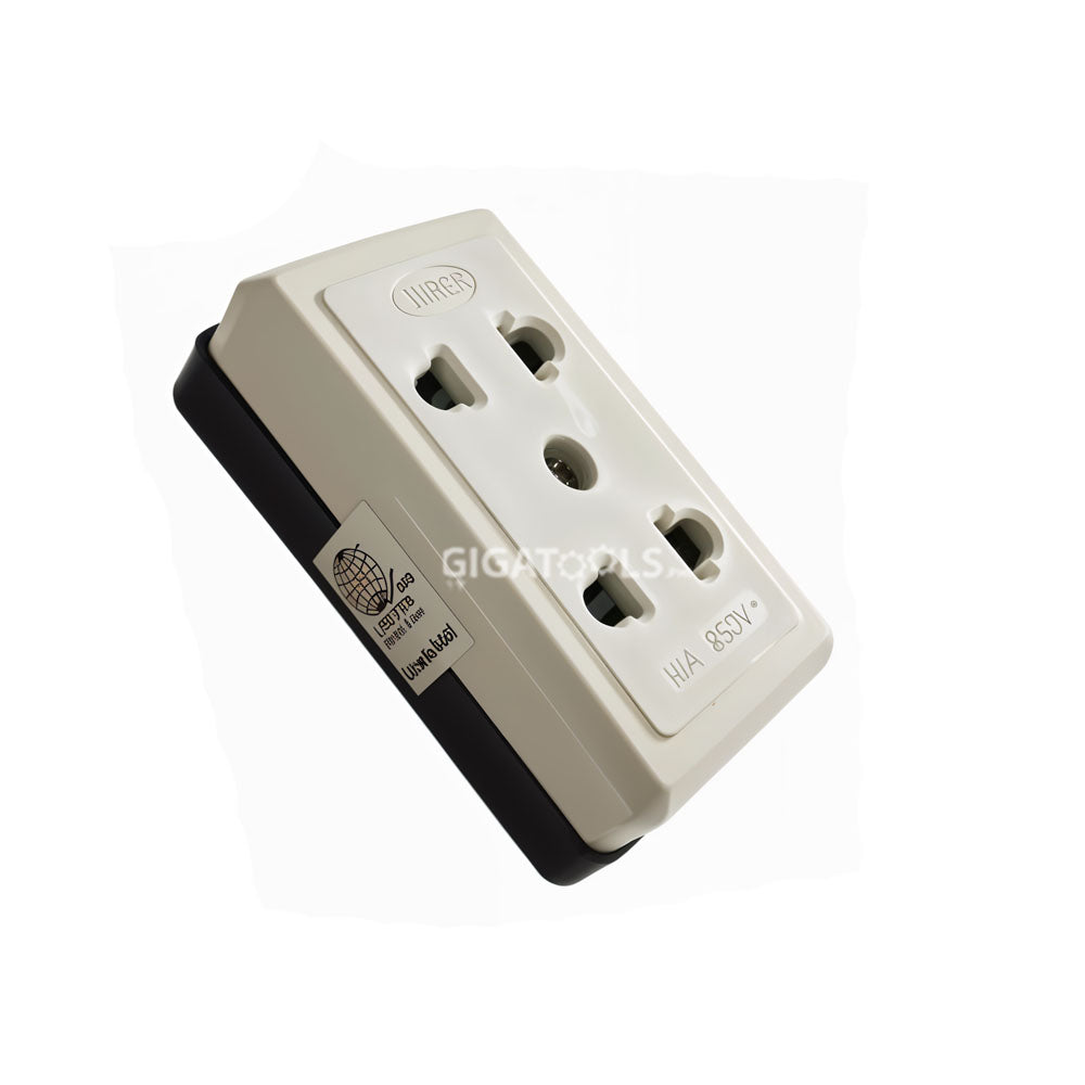 Surer Surface Universal Outlet 10A 250V – GIGATOOLS Industrial Center