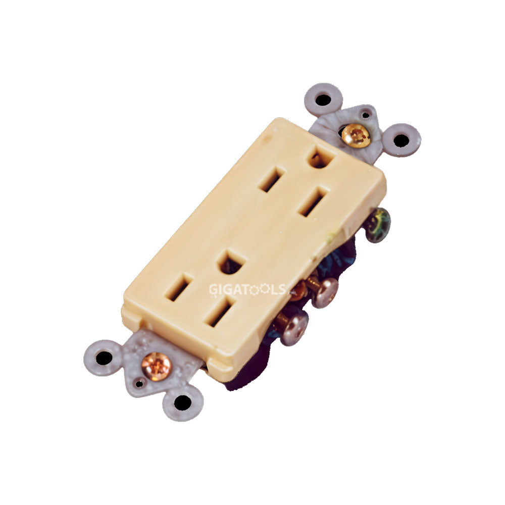 Surer 147 Dekor Duplex Flush Outlet (Grounded) – GIGATOOLS Industrial ...