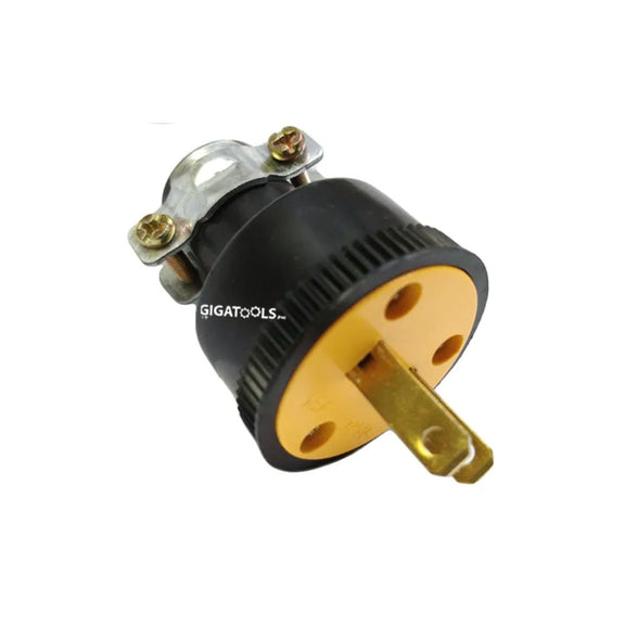 Surer 318 2 Pin Enclosed Dead Front Vinyl Handle Plug 15A 125V ...