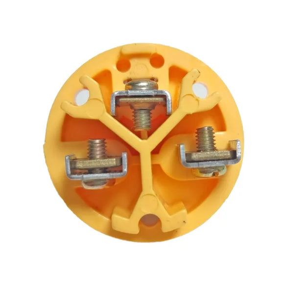 Surer 330 3-Pin Tandem Grounding EDF Vinyl Handle Plug 15A 250V ...