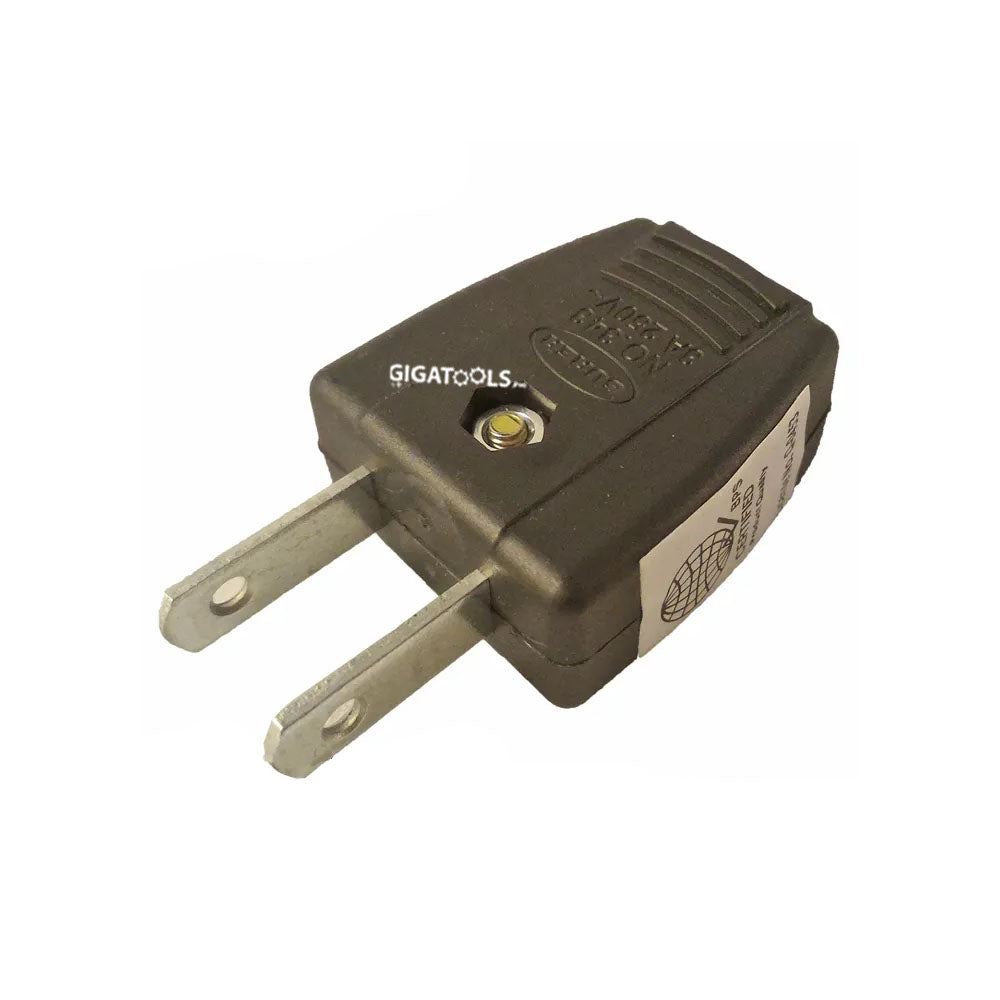 Surer 343 Iris Electrical Plug 3A 250V (Black/Gray/White) – GIGATOOLS ...
