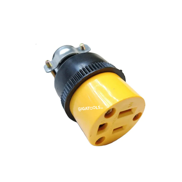 Surer 514 2-Pin EDF Vinyl Female Plug, Parallel with Ground 15A 125V ...