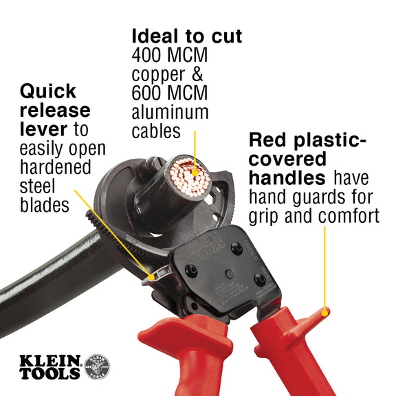 Klein USA Ratcheting Cable Cutter (Made in Germany) – GIGATOOLS ...