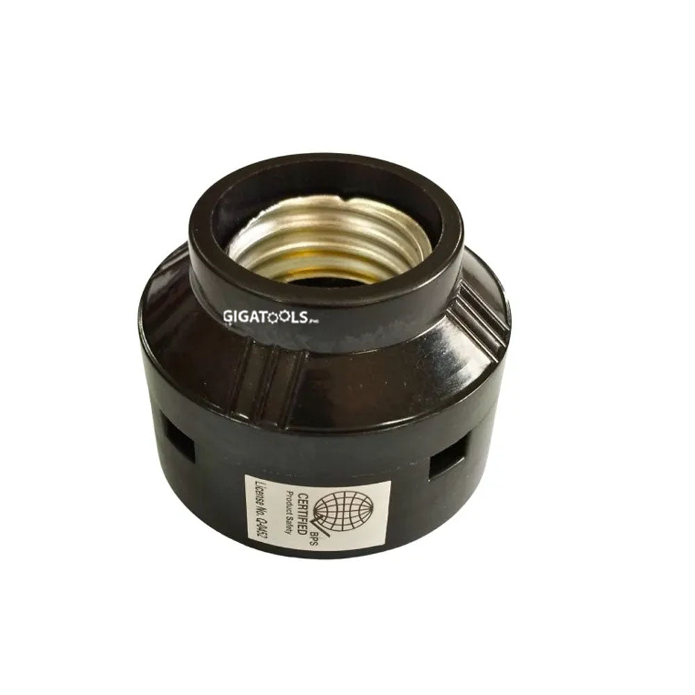 Surer 707-B Iris E27 Concealed Receptacle With Screw 4A 250V (Black/Wh ...