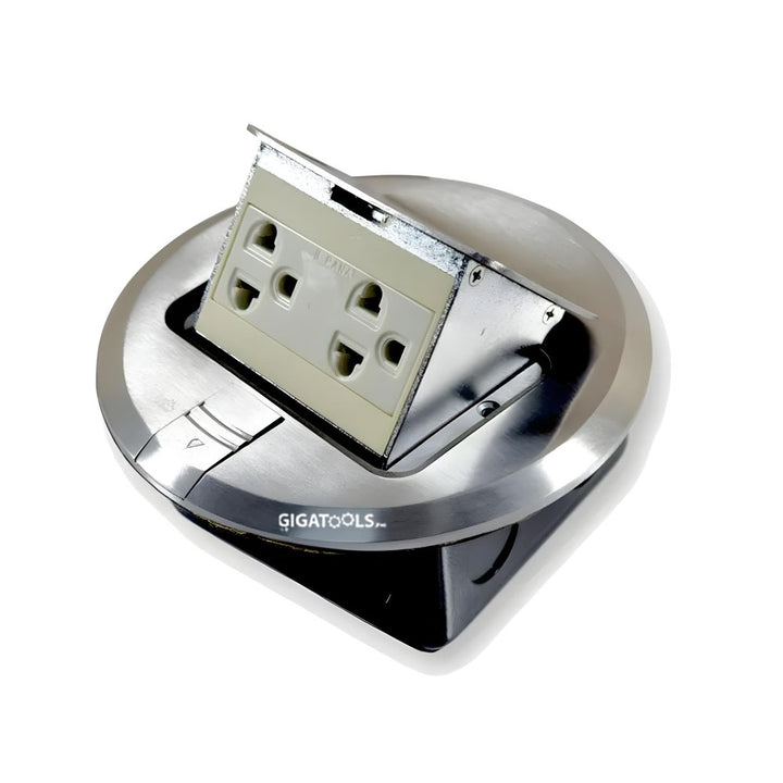 Surer Aluminum Pop-Up Floor Outlet 10A 250V – GIGATOOLS Industrial Center