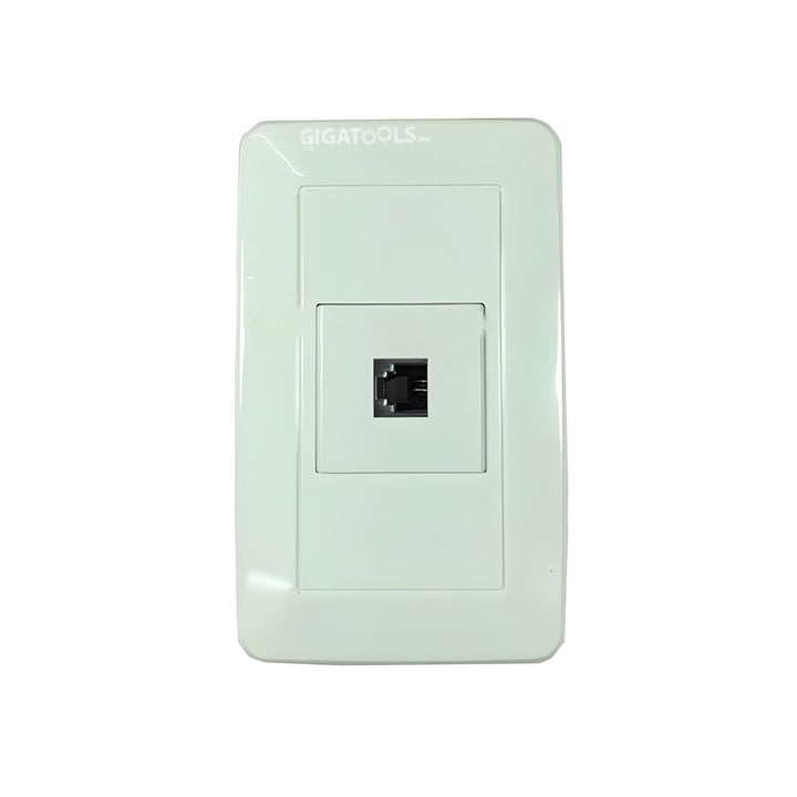 Surer 1342 Aura 1 Gang Telephone Jack Outlet 6P4C With Plate ...