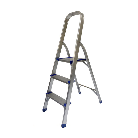 KRUGER Aluminum Step Ladder With Handrail & Platform 330LB/150Kg ...