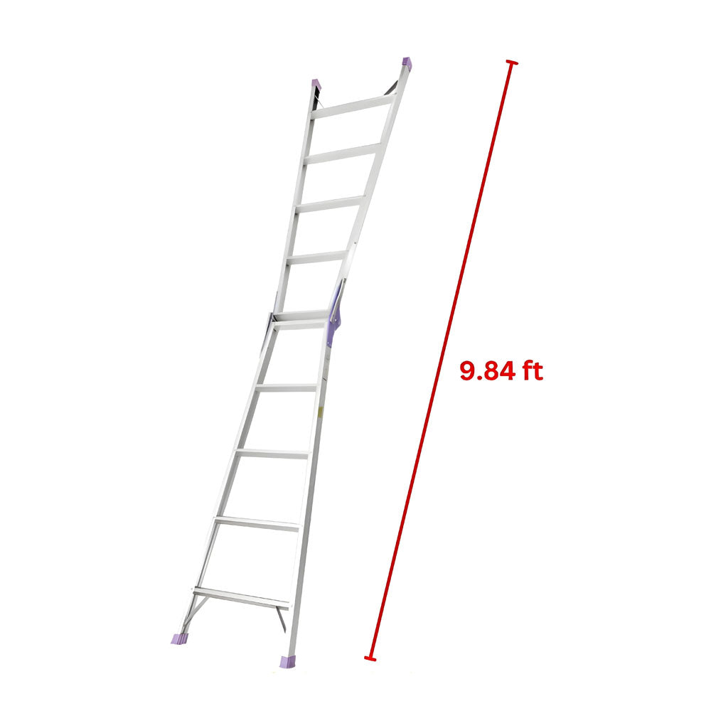 KRUGER Aluminum Dual Purpose Ladder, 330Lb/150Kg – GIGATOOLS Industrial ...