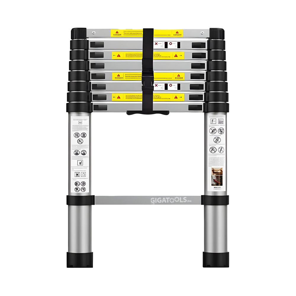 KRUGER Stainless Steel Single Side Telescopic Ladder – GIGATOOLS ...