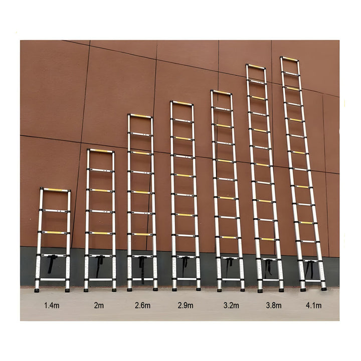 KRUGER Stainless Steel Single Side Telescopic Ladder – GIGATOOLS ...