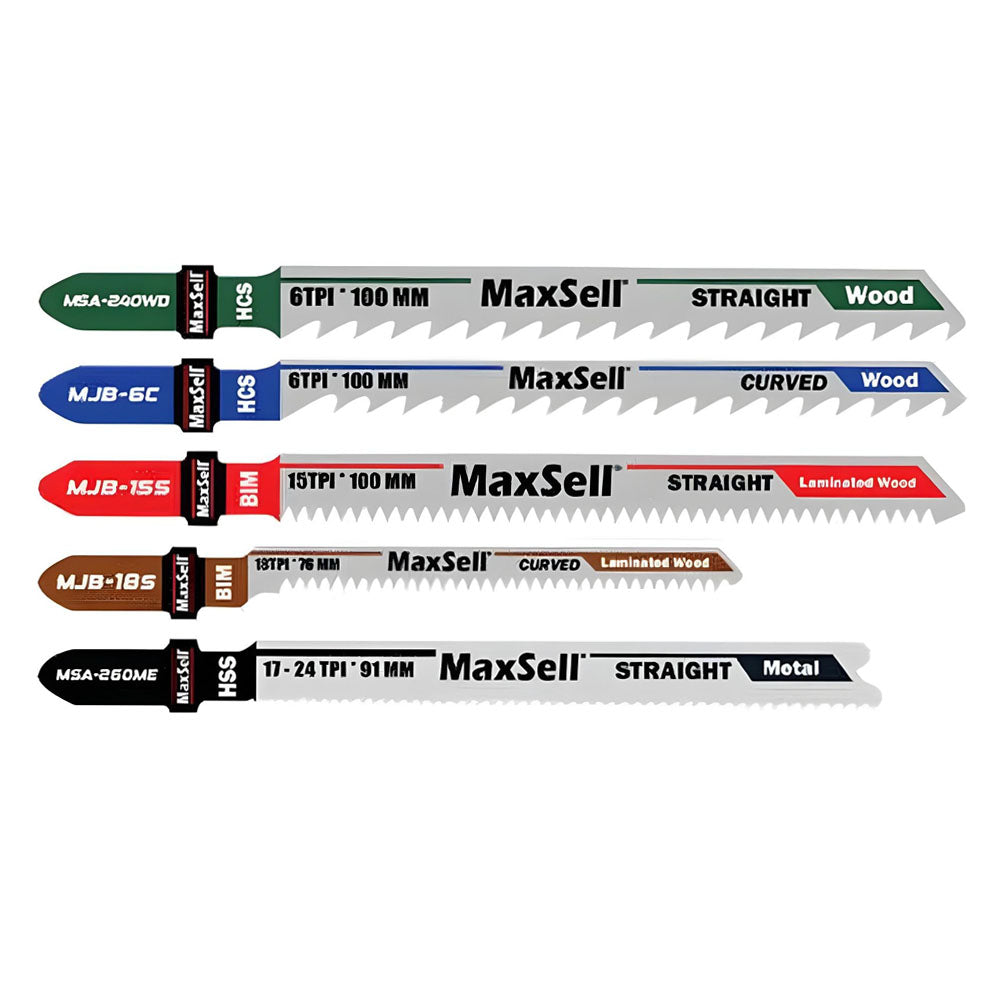 Maxsell MJB-10WLM Jigsaw Blade Set – GIGATOOLS Industrial Center