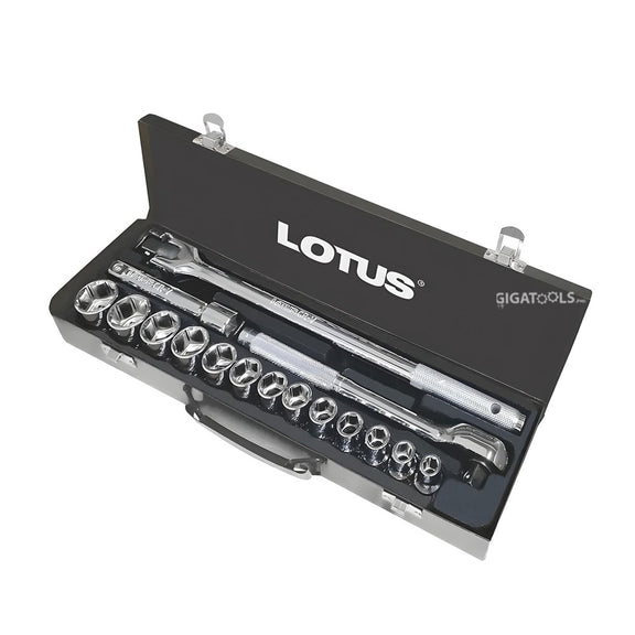 Lotus LTMT17SSX 1/2D 17pcs. Socket Set – GIGATOOLS Industrial Center