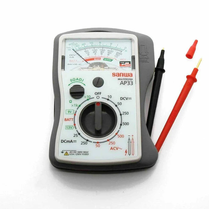 Sanwa AP33 Analog Pocket Multimeter – GIGATOOLS Industrial Center
