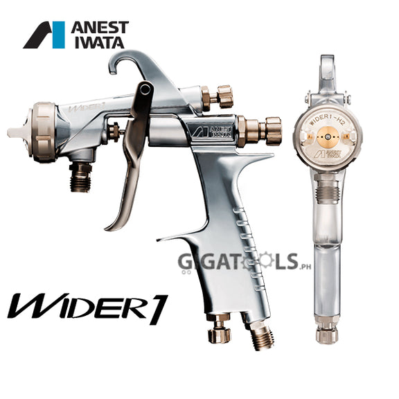 Anest Iwata Wider1 Series Compact Professional Spray Gun (replaced W-1 – GIGATOOLS Industrial Center