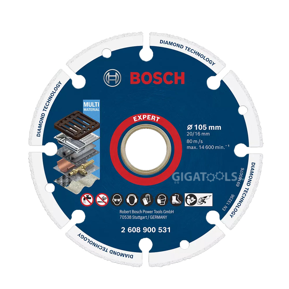 Bosch 4-inch (105mm) Expert Diamond Metal Wheel Cutting Disc ( 2608900 ...
