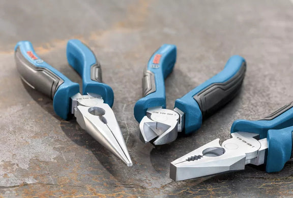 Bosch Professional 3pcs Pliers Set (Combination, Long Nose, Diagonal ...