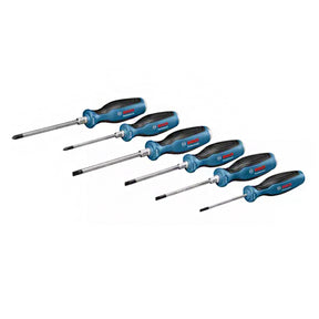 Bosch Professional 6pcs Philips and Slotted (Flat) Screwdriver Set (16 ...