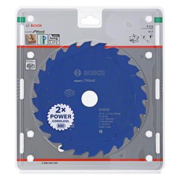 Bosch 8-1/2" ( 216mm ) 24T Expert for Wood Circular Saw blade ( 260864 ...