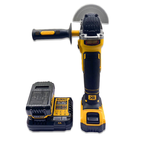 DeWalt DCG405P2 Brushless Cordless 4" Angle Grinder 20V Max XR Li-Ion ...