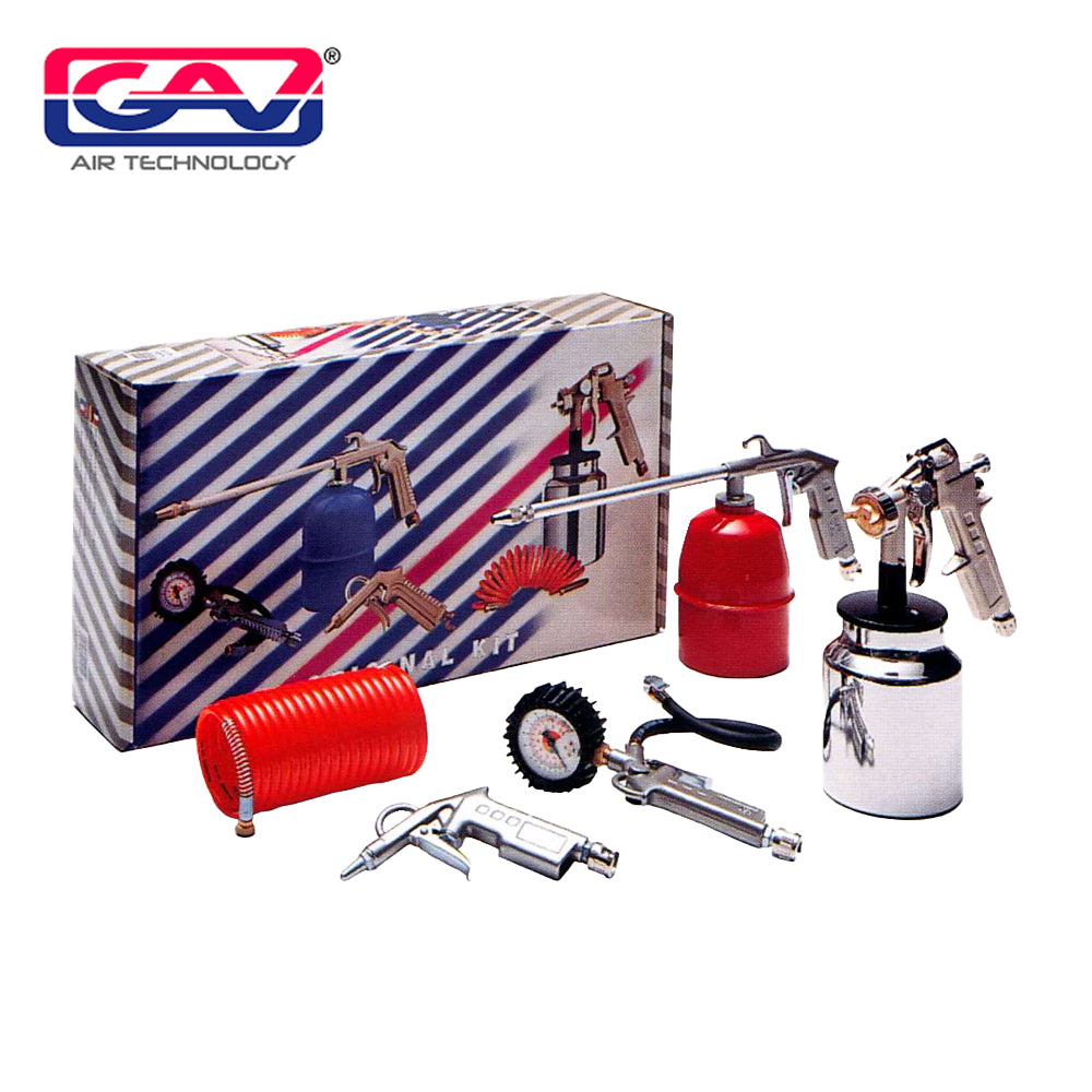 GAV Italia Pneumatic Air Spray Gun Kit Set ( Made in Italy ...