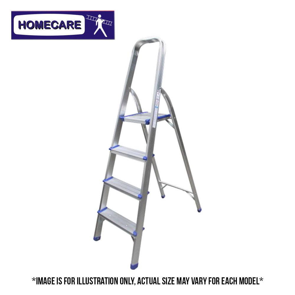Homecare Aluminum Step Ladder ( A-Type ) – GIGATOOLS Industrial Center