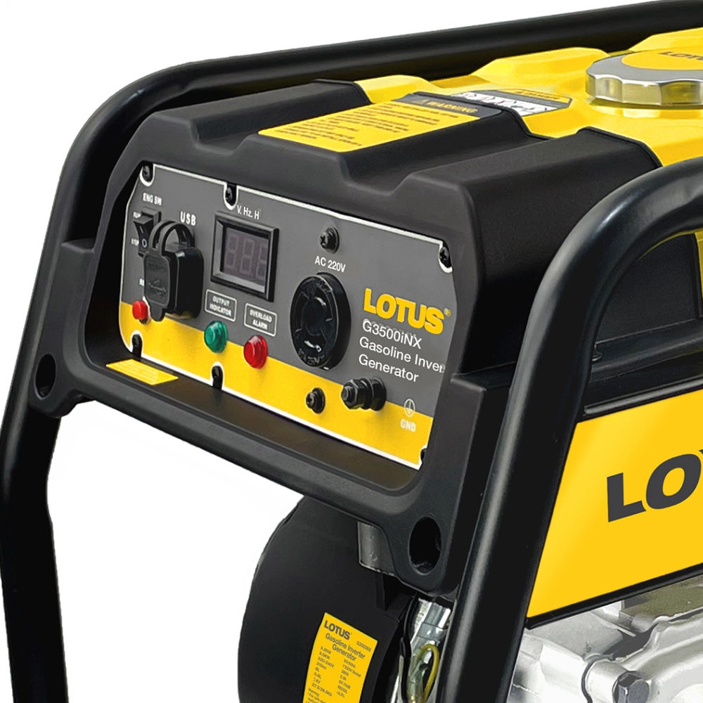 Lotus Gas Inverter Generator Set ( G3500INX ) – GIGATOOLS Industrial Center