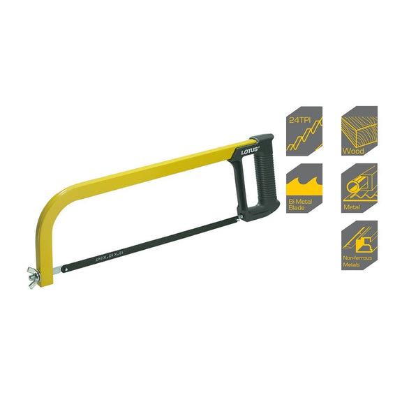 Lotus 12" Tubular Hacksaw Frame ( LHF304 ) – GIGATOOLS Industrial Center