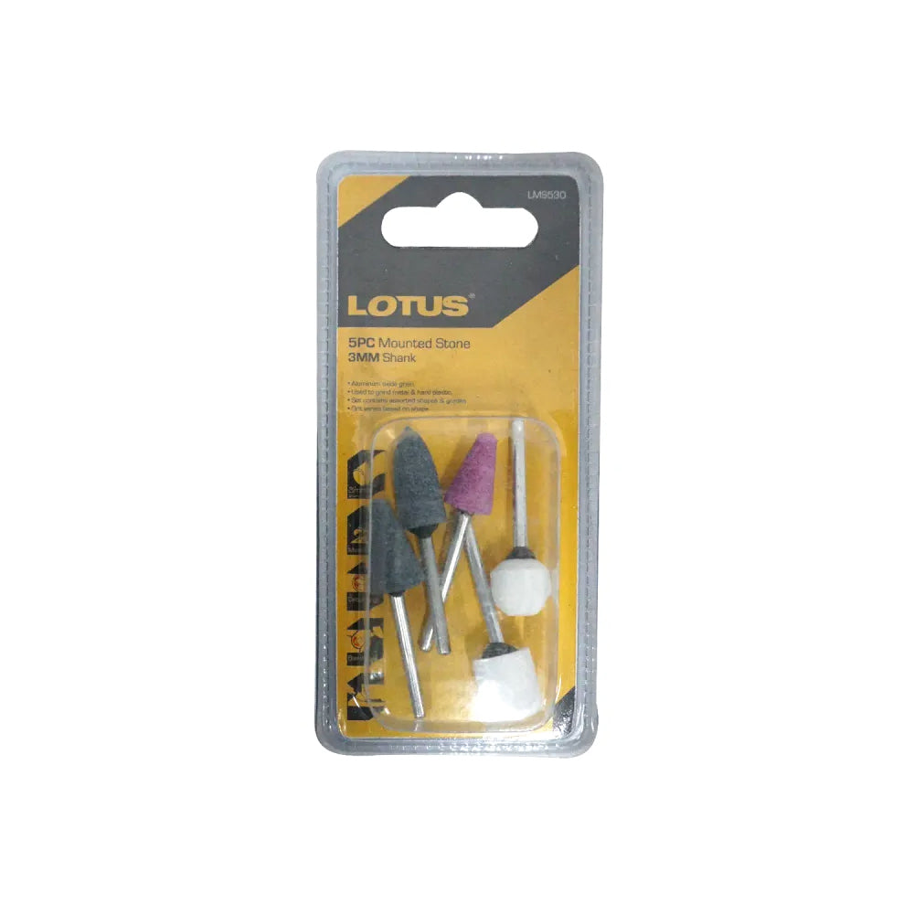 Lotus 5pcs. Mounted Stone (3mm) ( LMS530 ) – GIGATOOLS Industrial Center