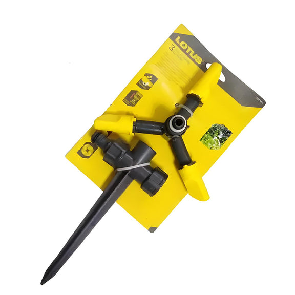 Lotus 3-Arm Garden Rotating Sprinkler (LTGT3VRX) – GIGATOOLS Industrial ...