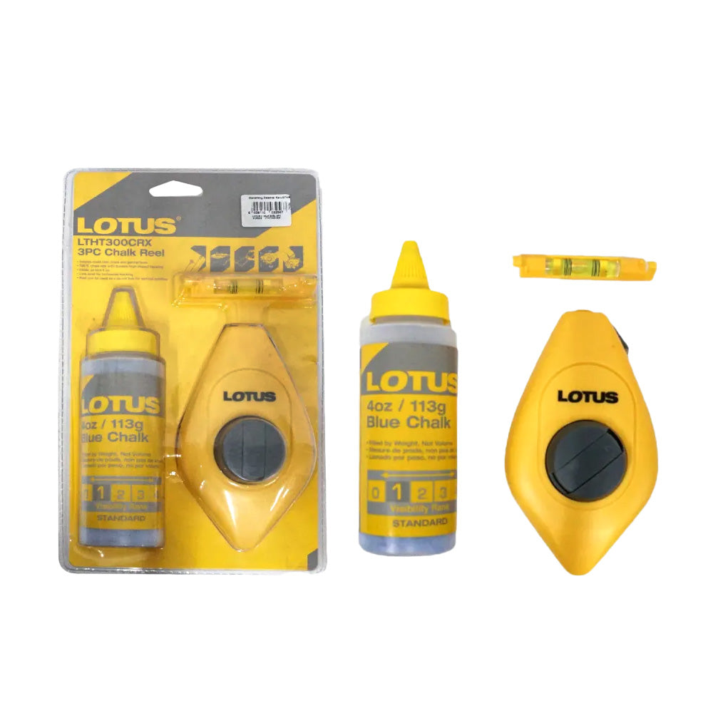 Lotus Blue Chalk Line Reel Set (LTHT300CRX) – GIGATOOLS Industrial Center