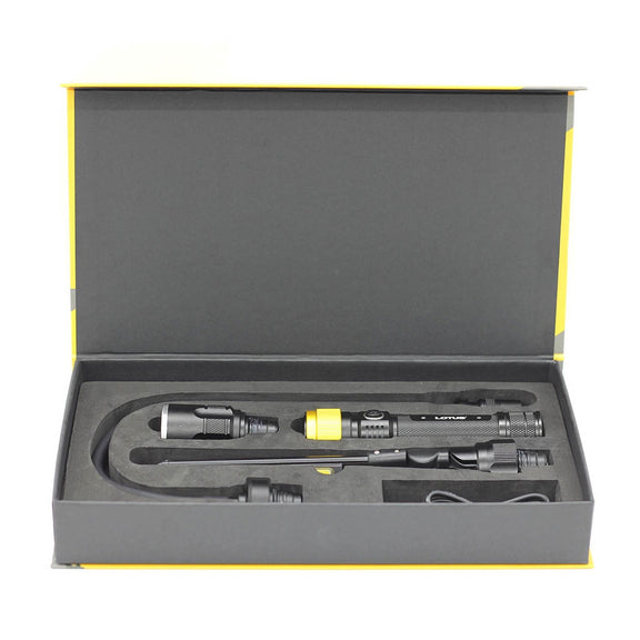 Lotus Rechargeable 3-in-1 Flashlight (350Lumens) ( LTHT350QCF ...