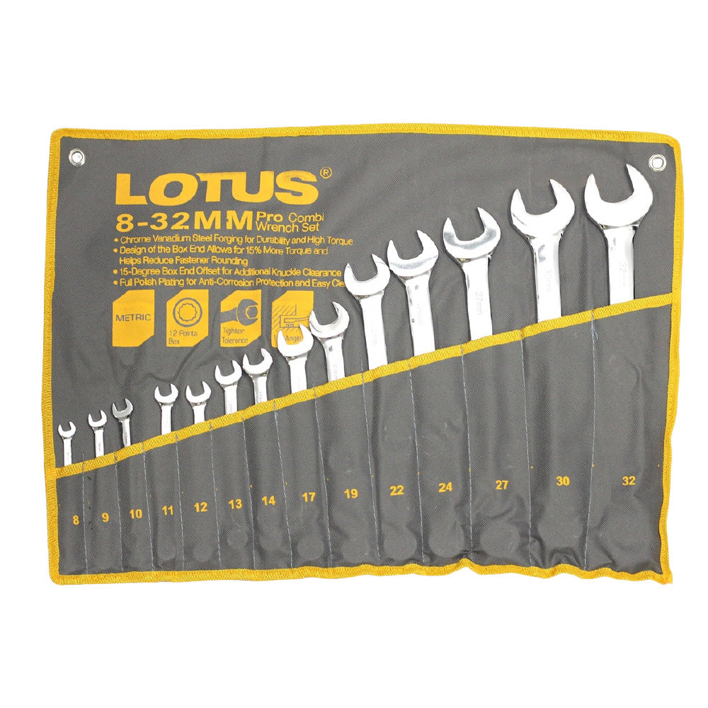 Lotus 14pcs. Combination Wrench Set (8-32mm) ( LTHT8-32CWX ...