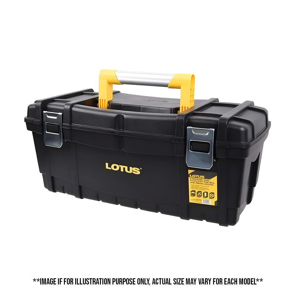 Lotus Tool Box PRO with Metal Latches – GIGATOOLS Industrial Center
