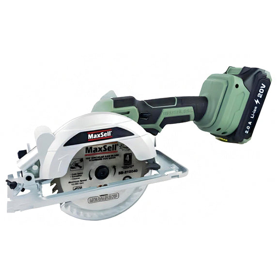 Maxsell MCS-2004 Cordless Circular Saw 4" 100mm 20V Max Kit Set ...