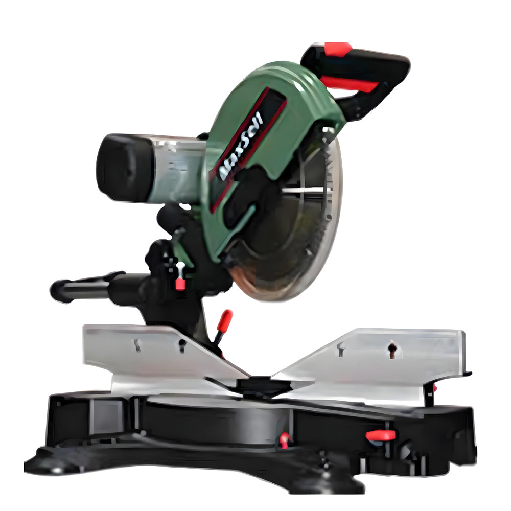 Maxsell MMS-1216AC 12" (305mm) Sliding Compound Miter Saw, Dual Bevel ...