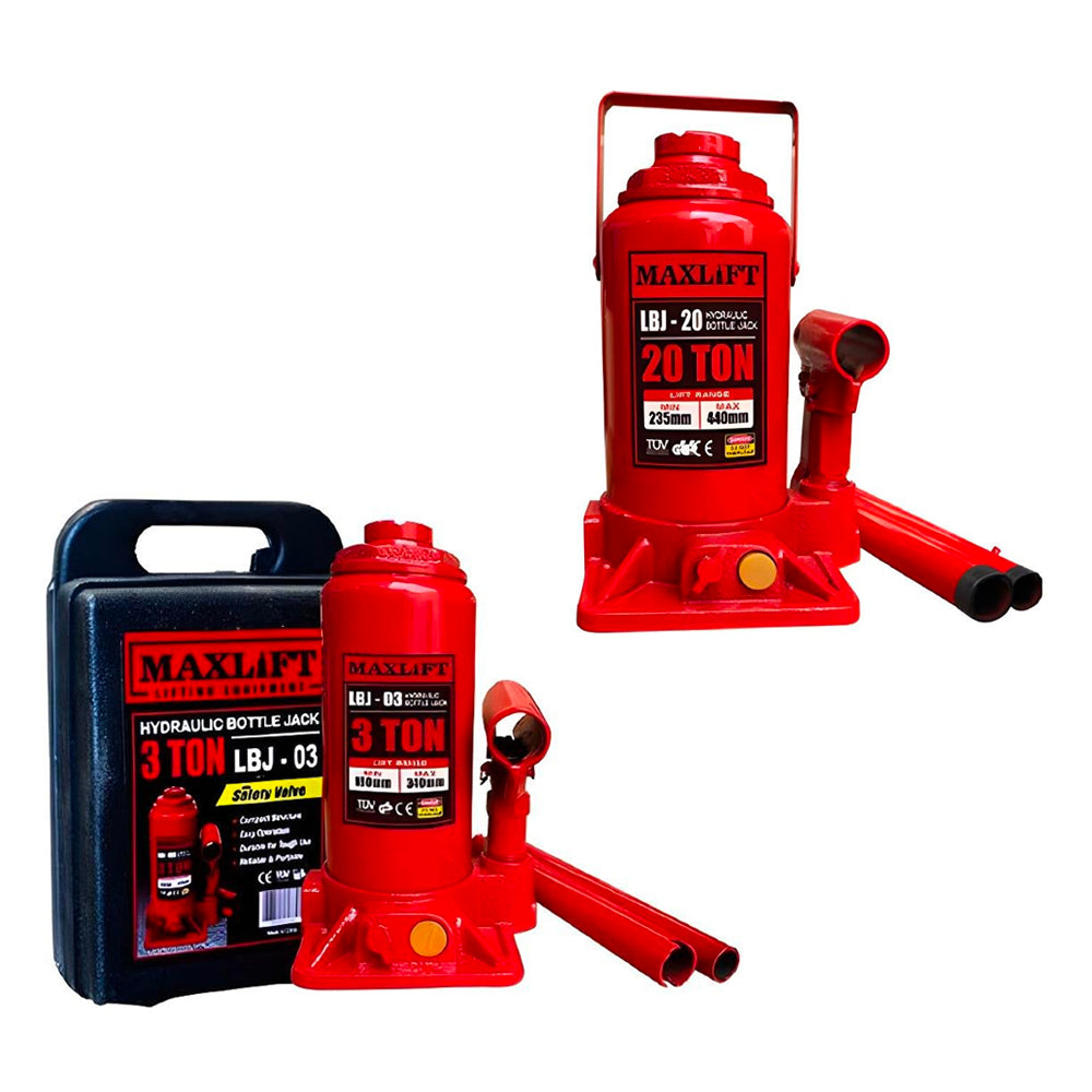MaxLift Hydraulic Bottle Jack – GIGATOOLS Industrial Center