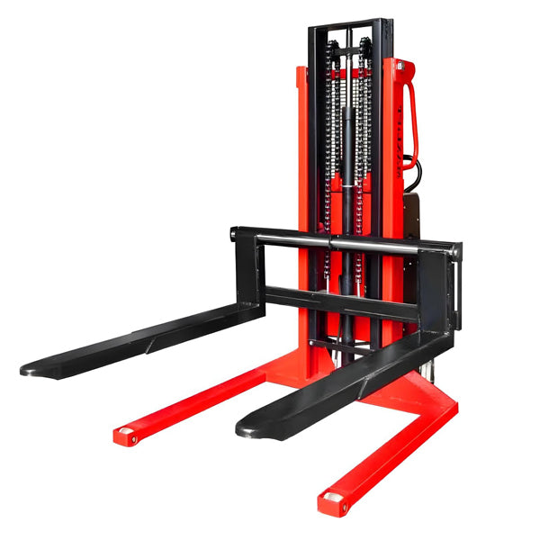 MaxLift Semi-Electric Rechargeable Pallet Stacker / Lifter, Battery Op ...