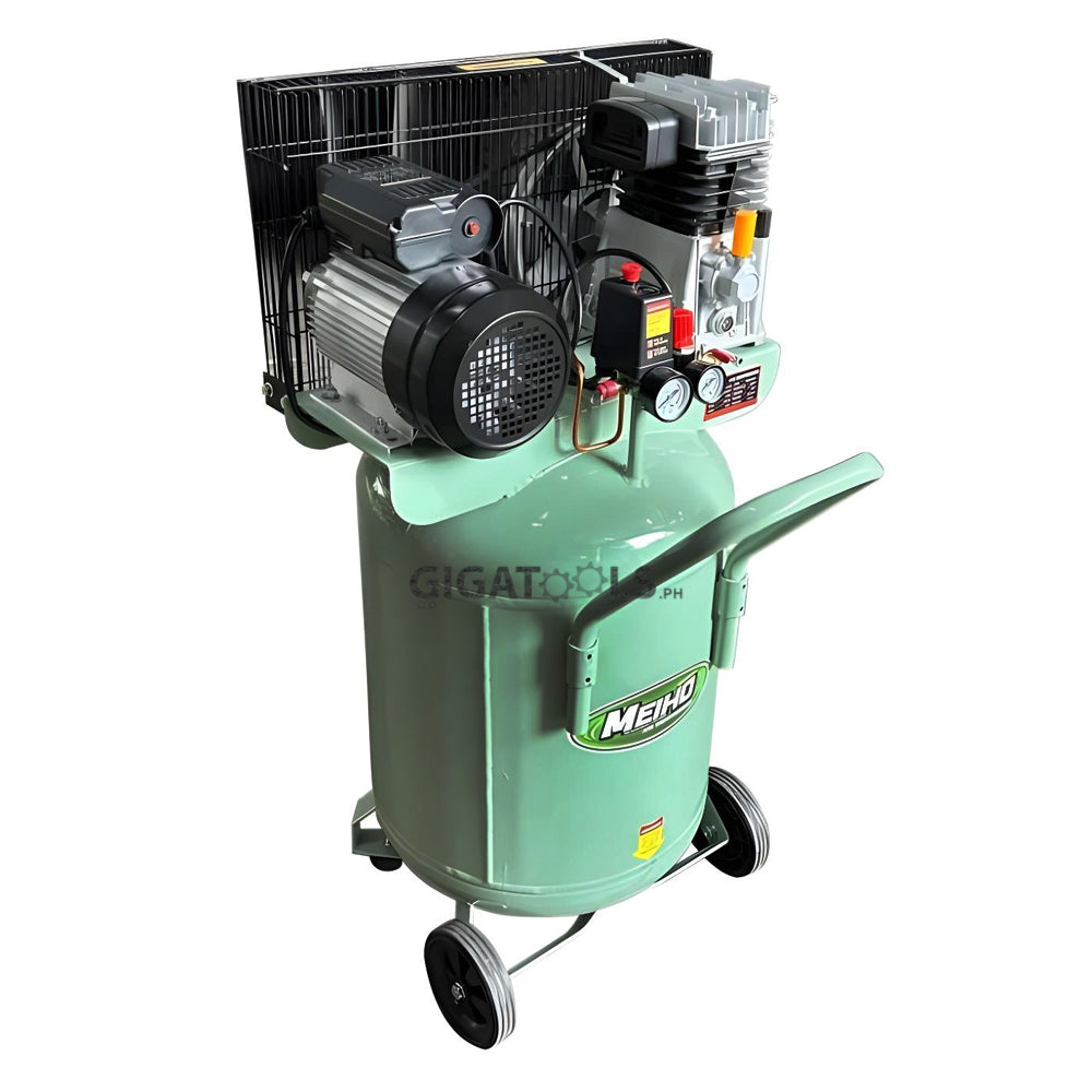 Meiho Japan Belt Driven Oil Lubricated Compressor, Vertical Type ...