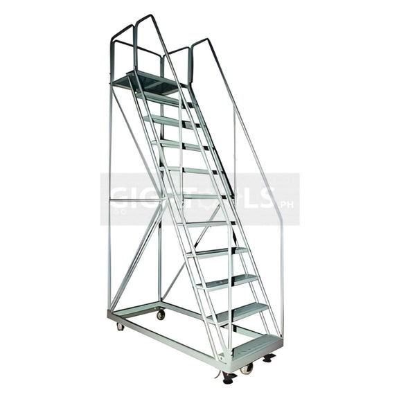 Meiho Warehouse Rolling Ladder with Lock – GIGATOOLS Industrial Center