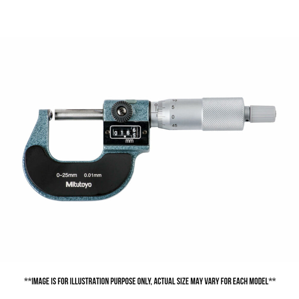 Mitutoyo Spherical Face Micrometer-Spherical Anvil & Spindle - Series ...