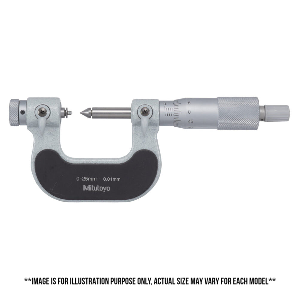Mitutoyo Screw Thread Micrometer-Interchangeable - Series 126 – GIGATOOLS Industrial Center