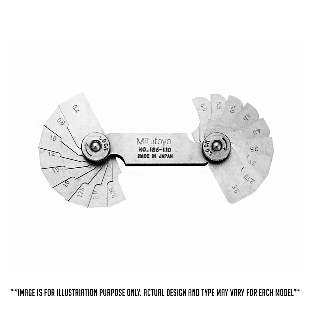 Mitutoyo Metric Radius Gages - Series 186 – GIGATOOLS Industrial Center