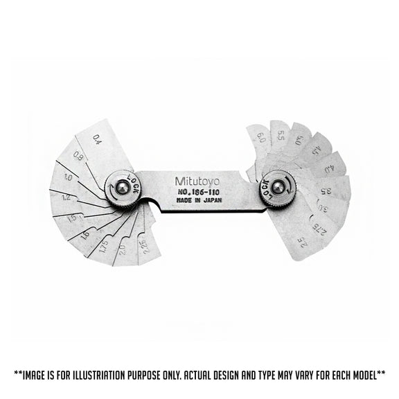 Mitutoyo Metric Radius Gages - Series 186 – GIGATOOLS Industrial Center