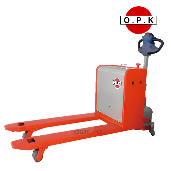 OPK GBL-15S Global Low-Lift Self-Propelled Catch Pallet — 1,500 kg Ele ...