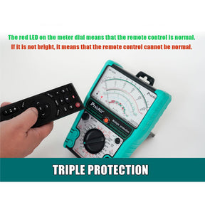 Pro'sKit Analog Multimeter / Multi Tester – GIGATOOLS Industrial Center