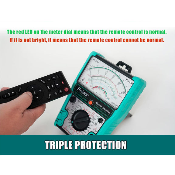 Pro'sKit Analog Multimeter / Multi Tester – GIGATOOLS Industrial Center