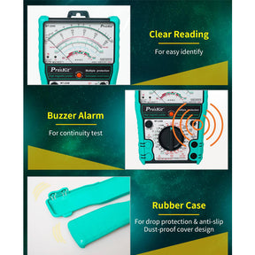 Pro'sKit Analog Multimeter / Multi Tester – GIGATOOLS Industrial Center